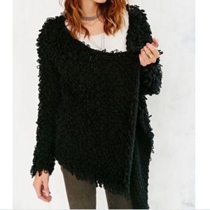 Glamorous | Sweaters | Glamorous Loopy Cardigan Black Sweater Nwt Small ...